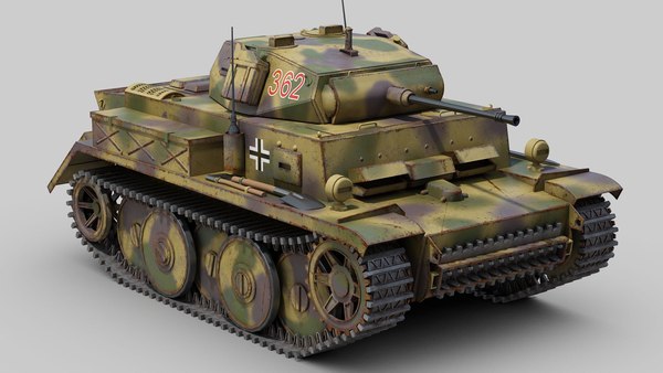 modelo 3d Panzerkampfwagen 2 Luchs - TurboSquid 2008242