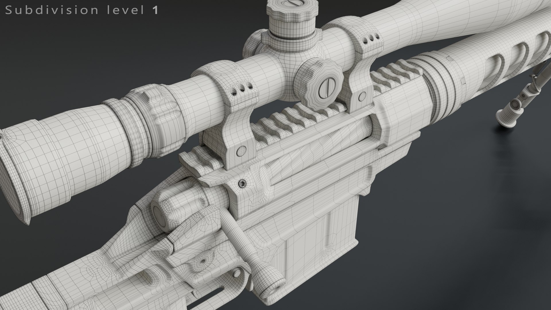 Sniper rifle lobaev tsvl8 stalingrad model - TurboSquid 2117548