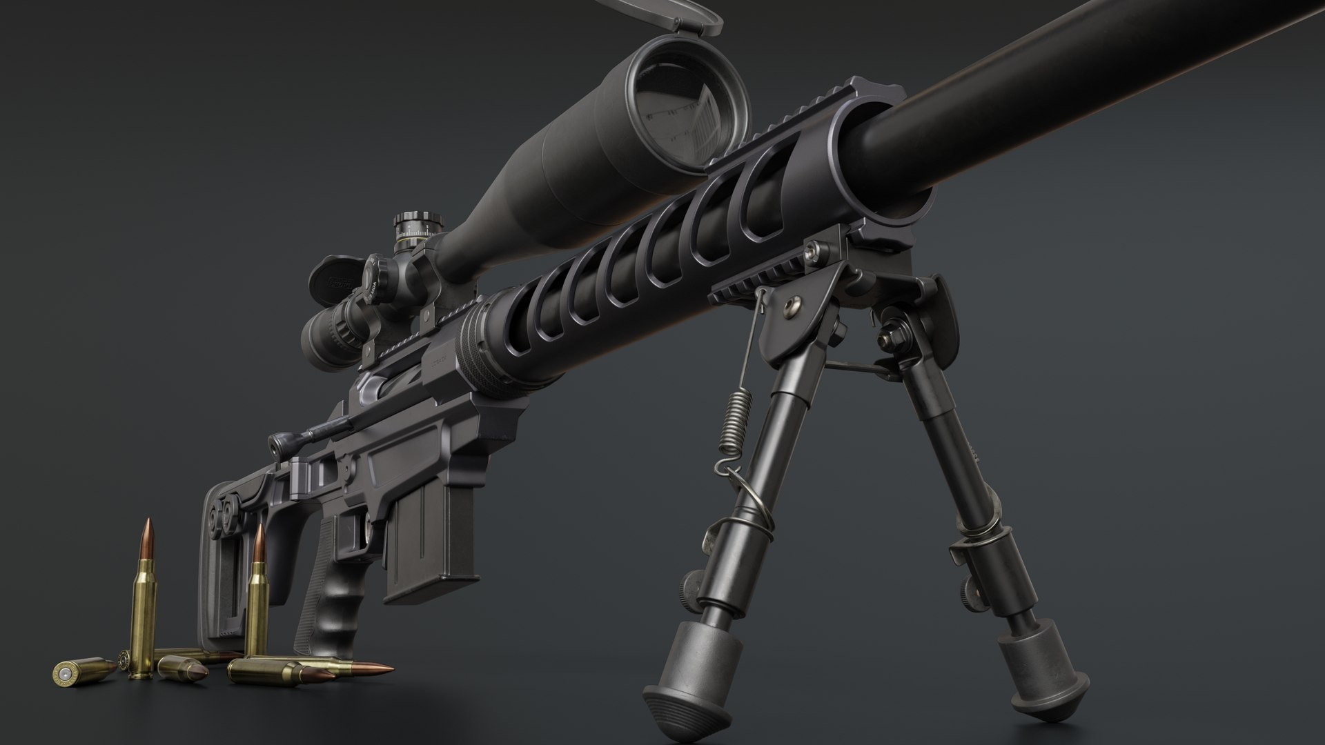 Sniper Rifle Lobaev Tsvl8 Stalingrad Model - TurboSquid 2117548