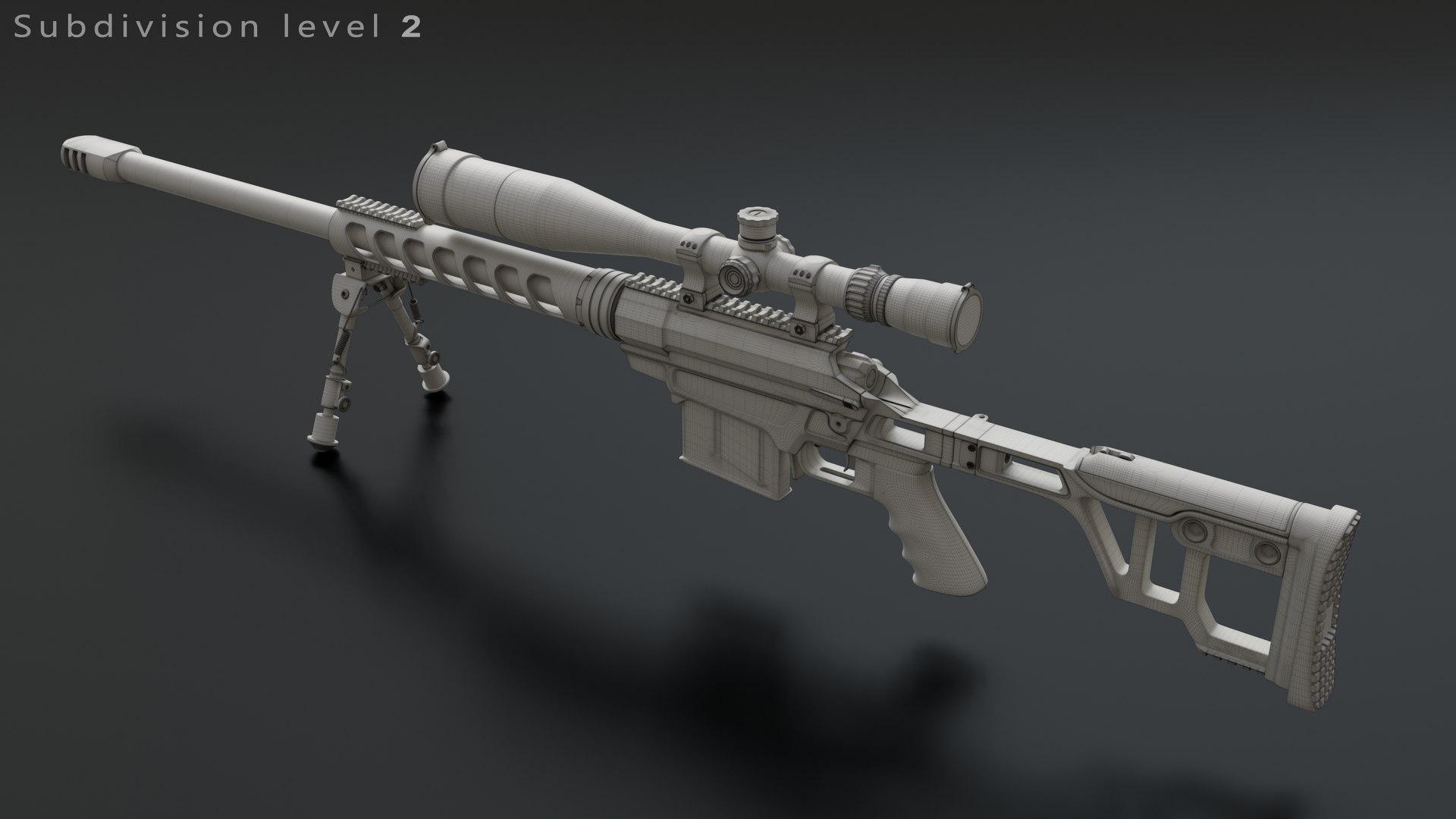 Sniper rifle lobaev tsvl8 stalingrad model - TurboSquid 2117548