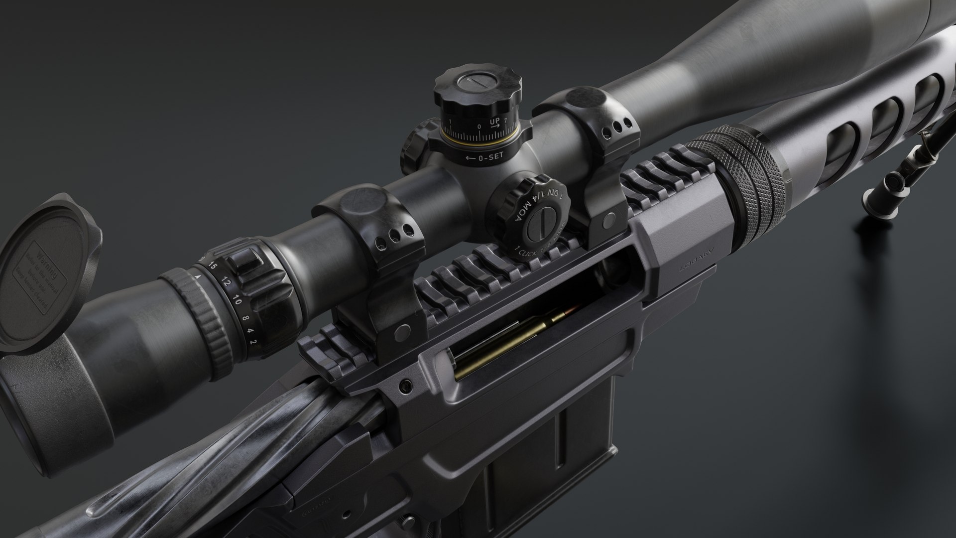 Sniper rifle lobaev tsvl8 stalingrad model - TurboSquid 2117548