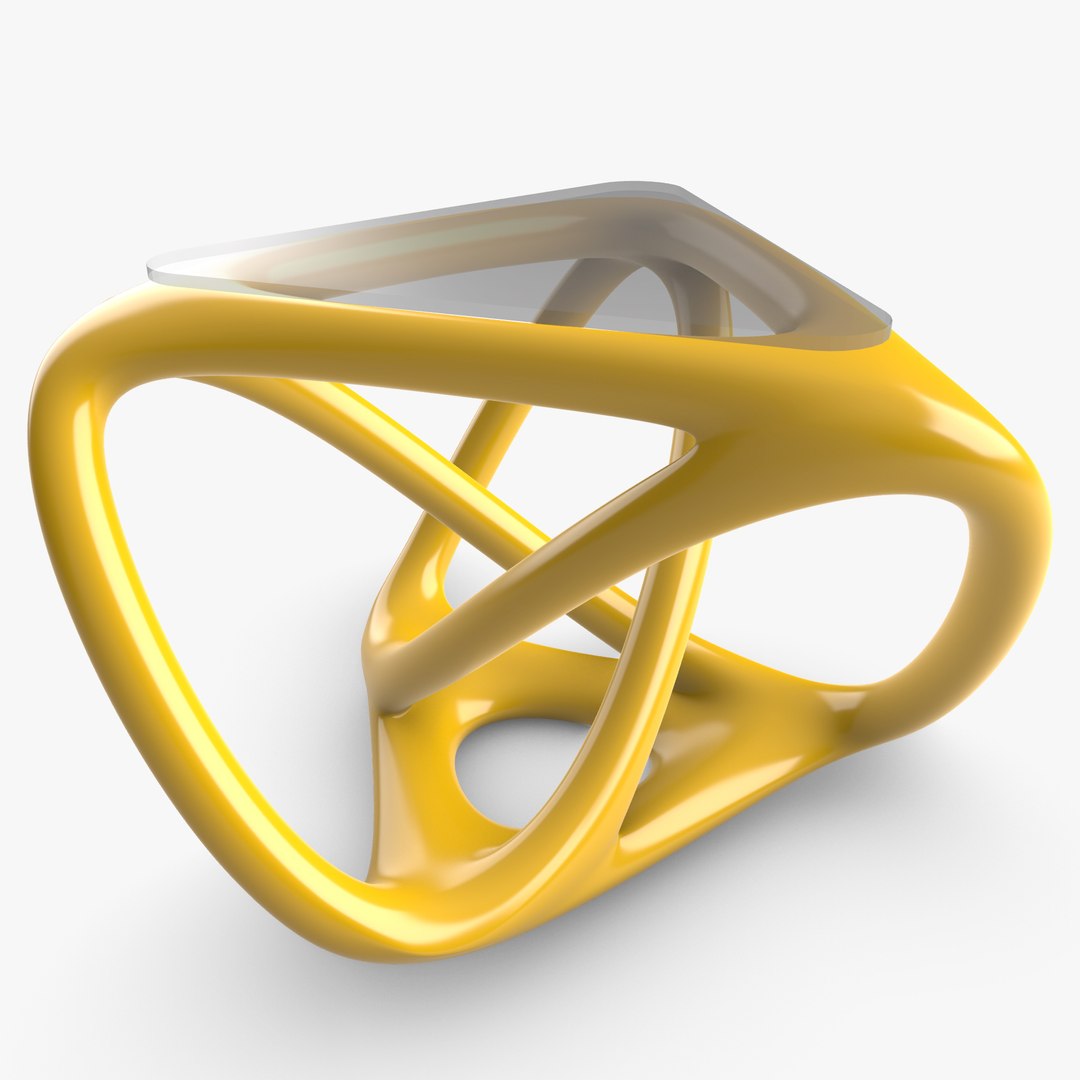 Mobius Infinity Coffee Table 3D Model - TurboSquid 2260718