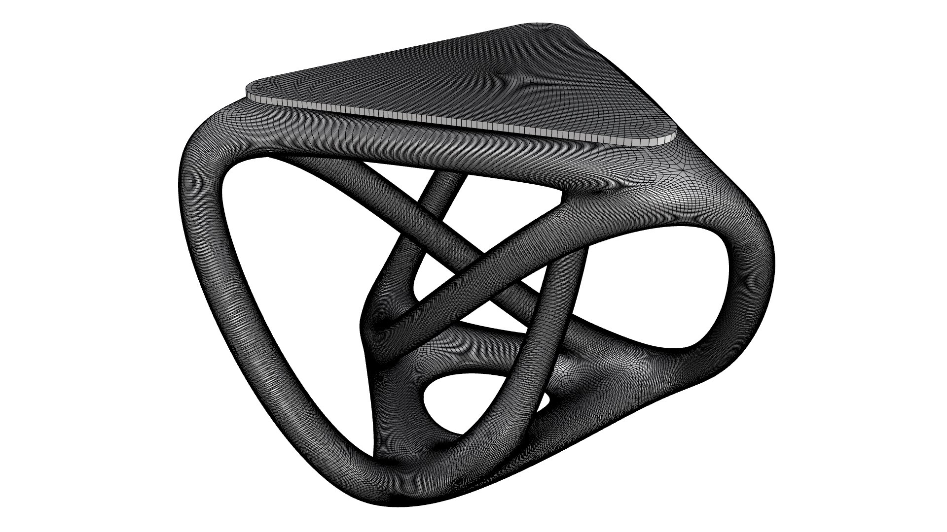 Mobius Infinity Coffee Table 3D Model - TurboSquid 2260718