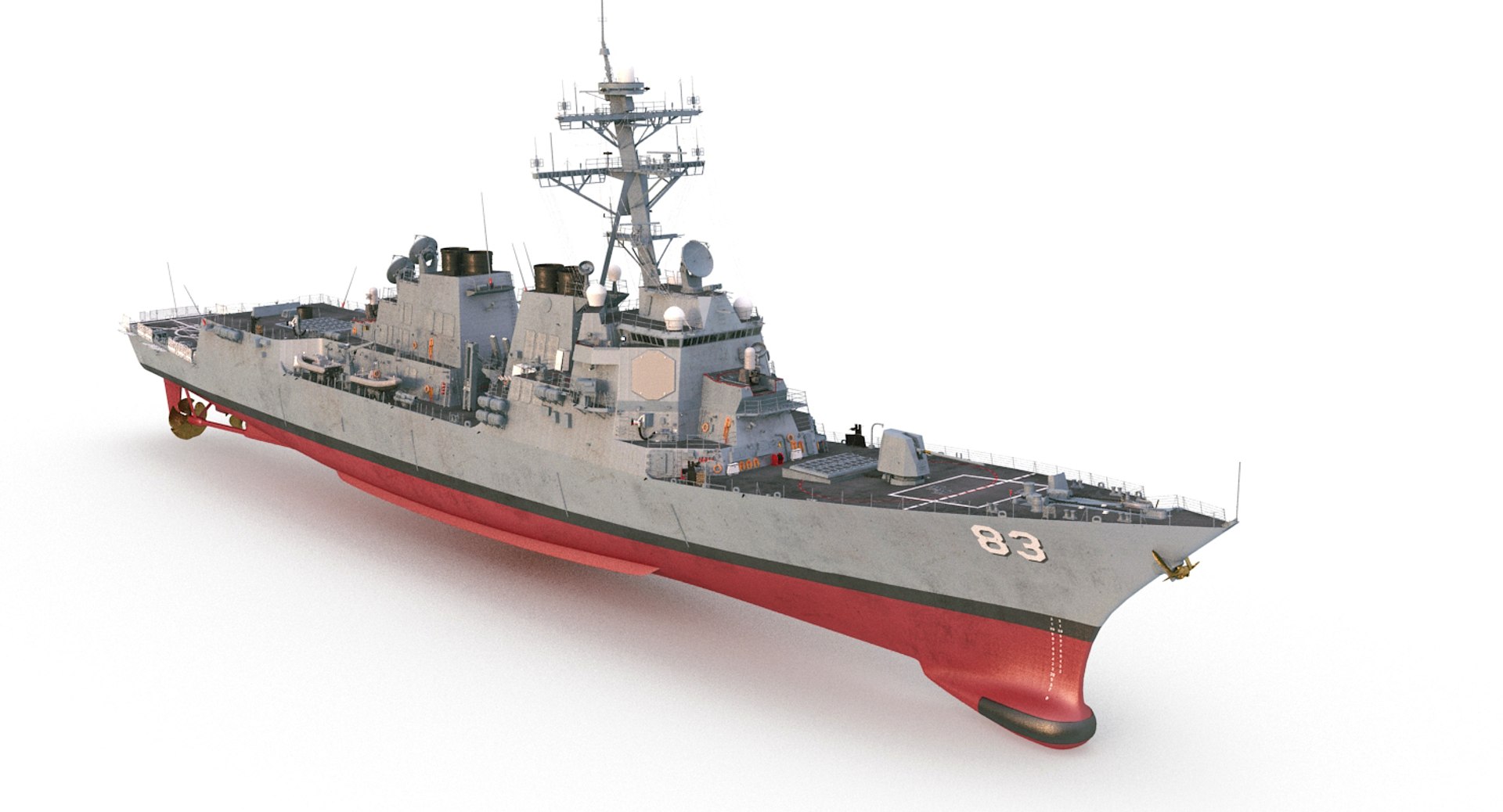 3D model uss howard - TurboSquid 1353953