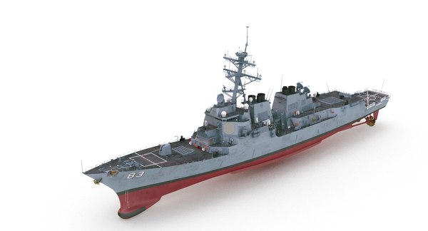 modelo 3d USS Howard LOD1 - TurboSquid 1353953