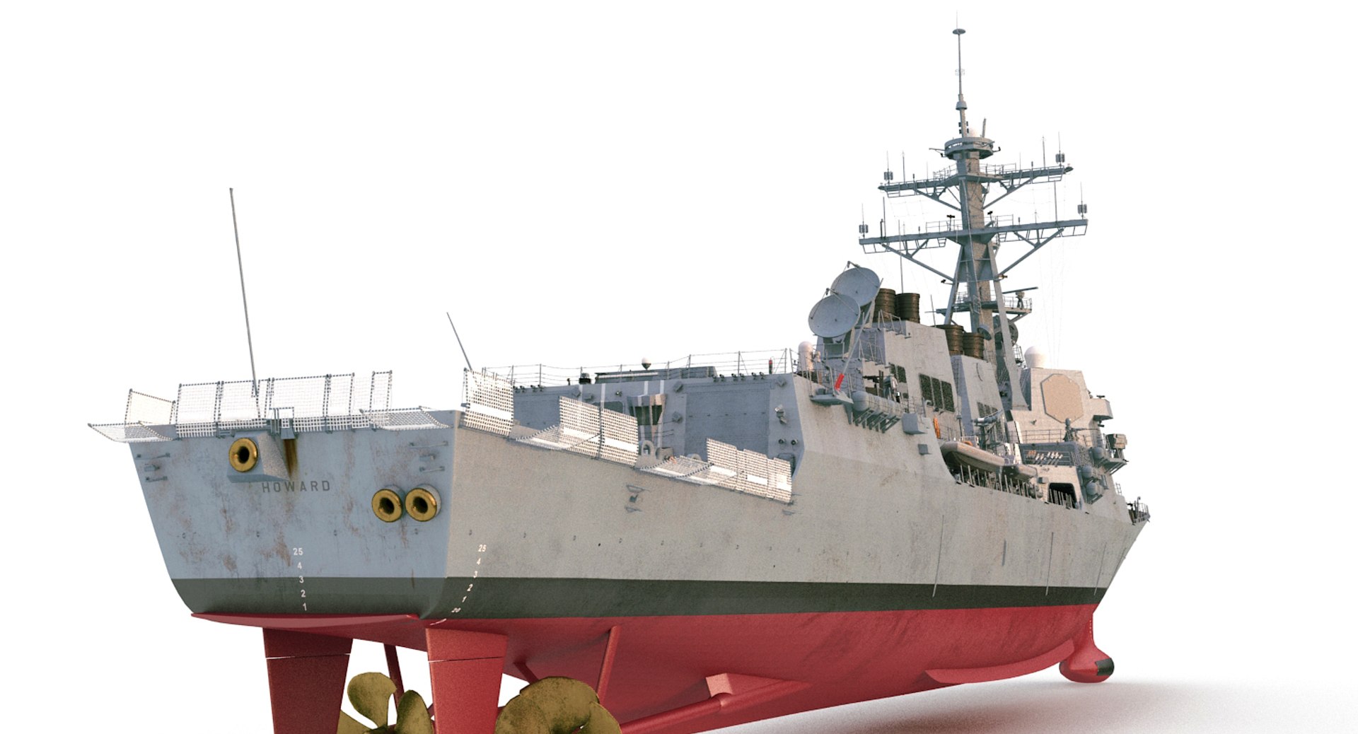 3D model uss howard - TurboSquid 1353953