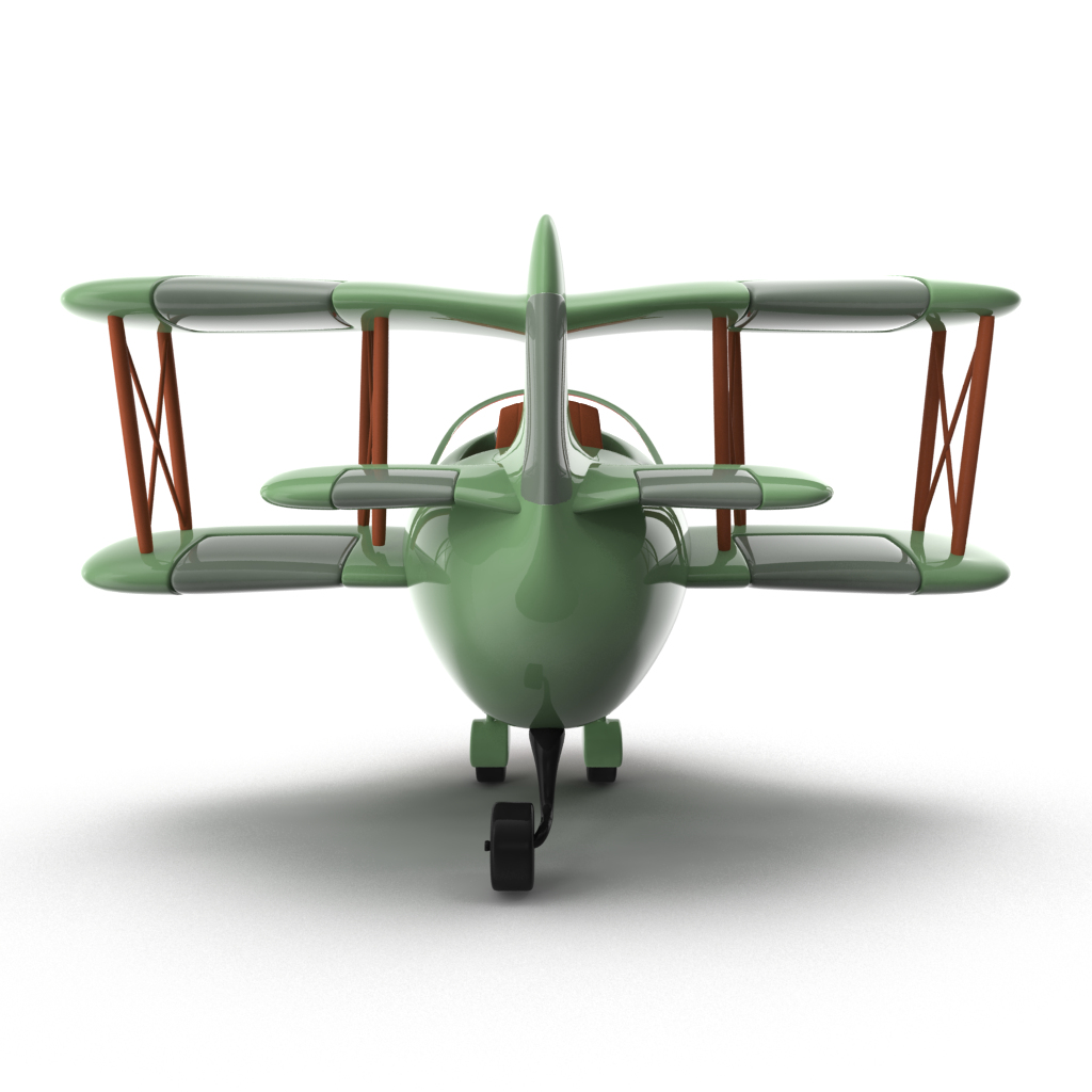Plane cartoon 3D model - TurboSquid 1155791