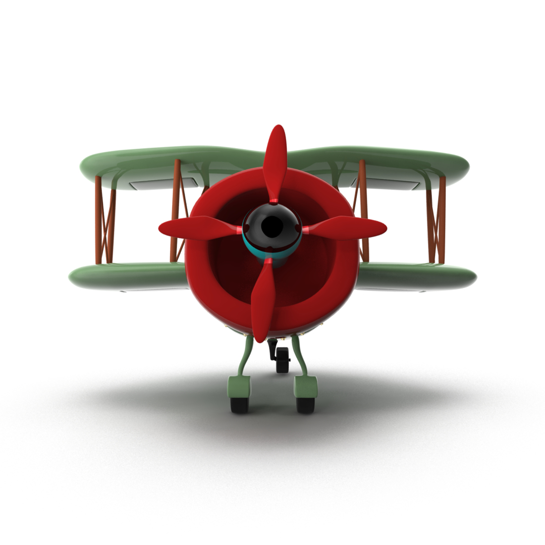 Plane cartoon 3D model - TurboSquid 1155791