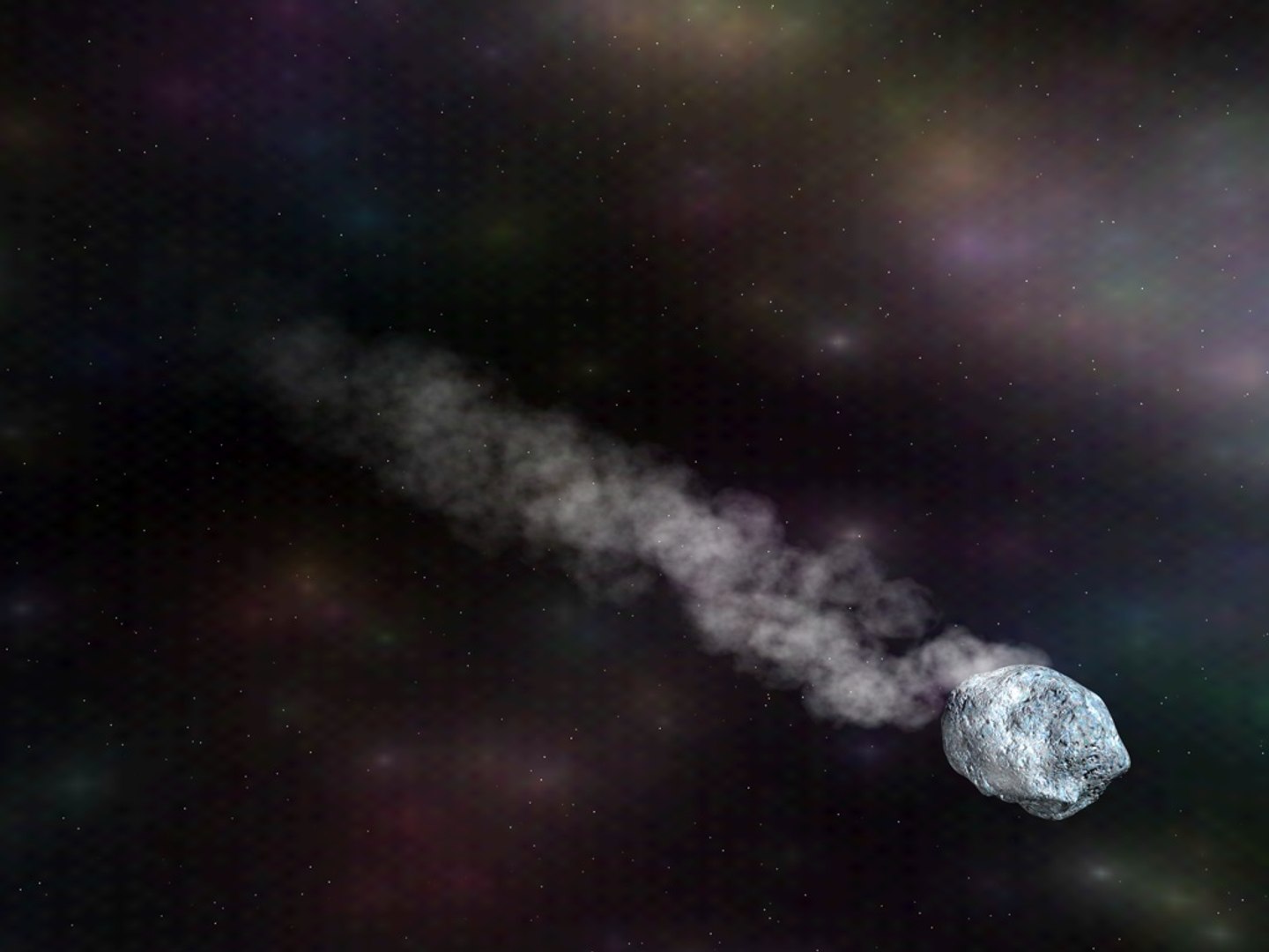 3d Model Of Comet Astroid