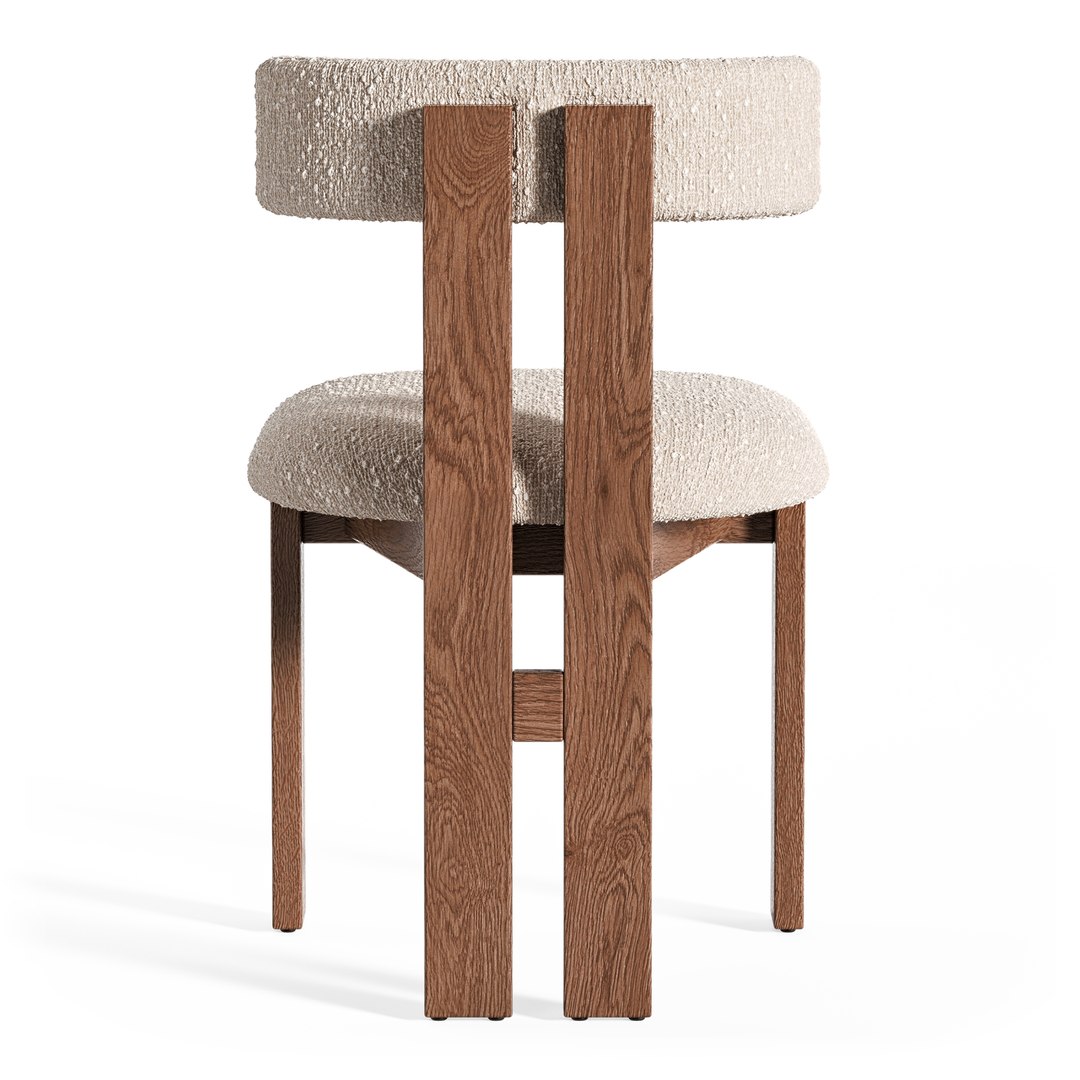 Crate Barrel Boucle Dining Chair 3D Model - TurboSquid 2189102