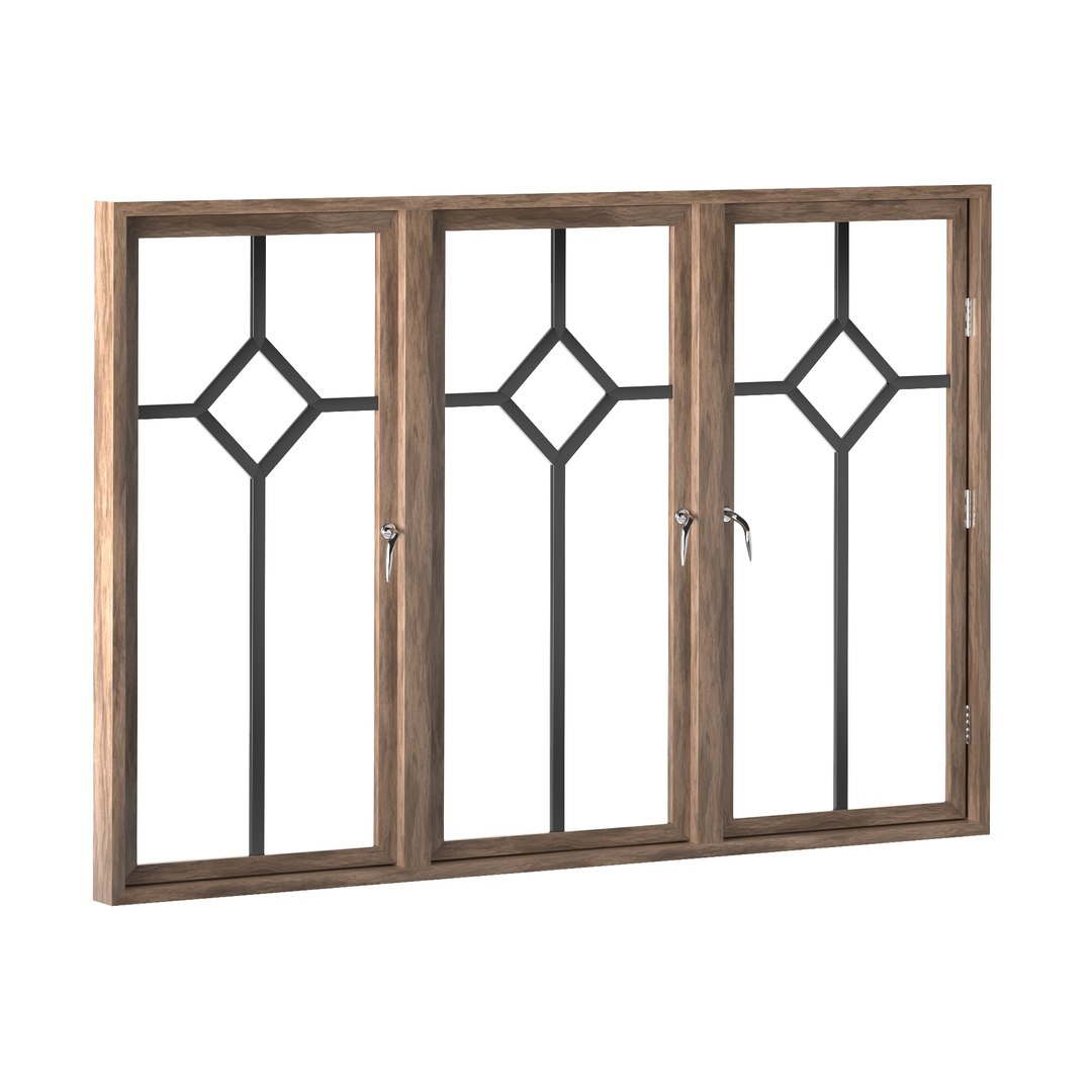 Wooden Windows 3D Model - TurboSquid 1817393