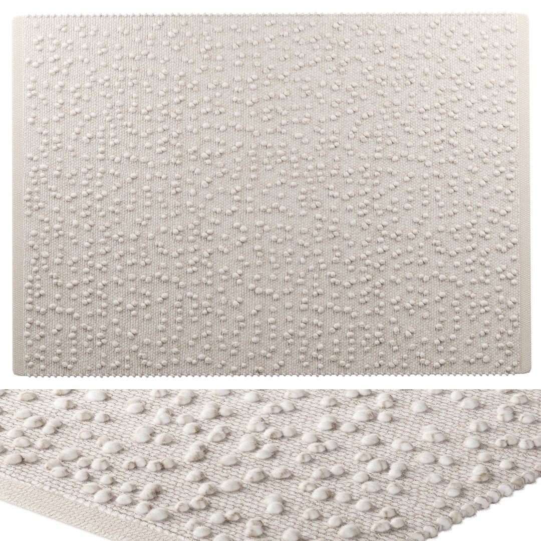 Benuta Wool Rug Lana Cream 3D Model - TurboSquid 2338931