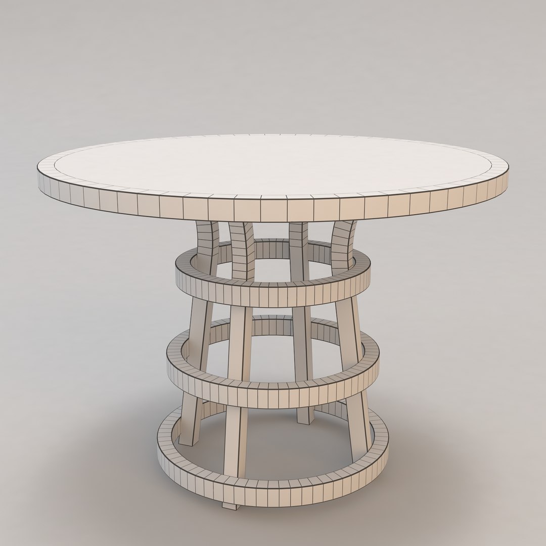 Ile Table Christian Liaigre 3d Model