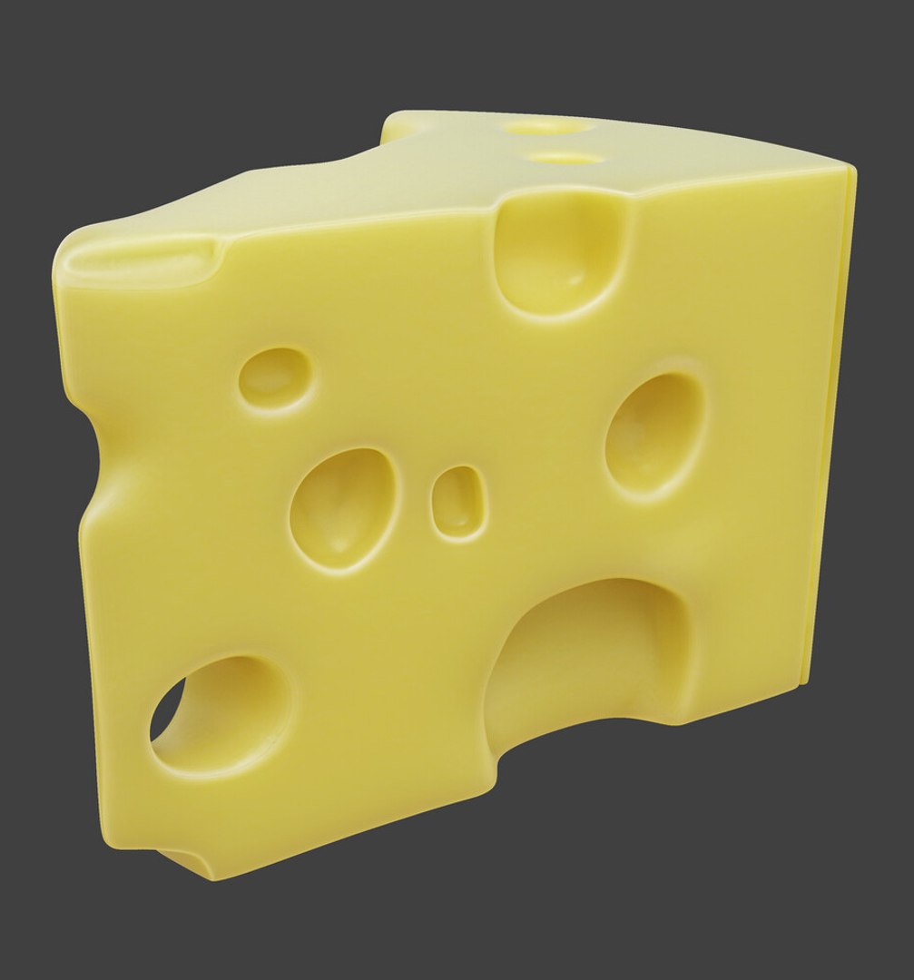 Cheese Food 3D Model - TurboSquid 1414738
