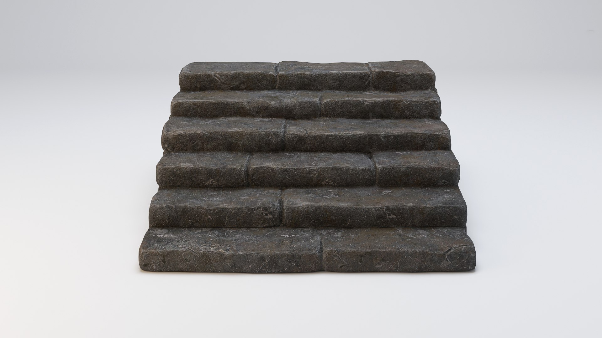 3D model stone steps v1 - TurboSquid 1582661