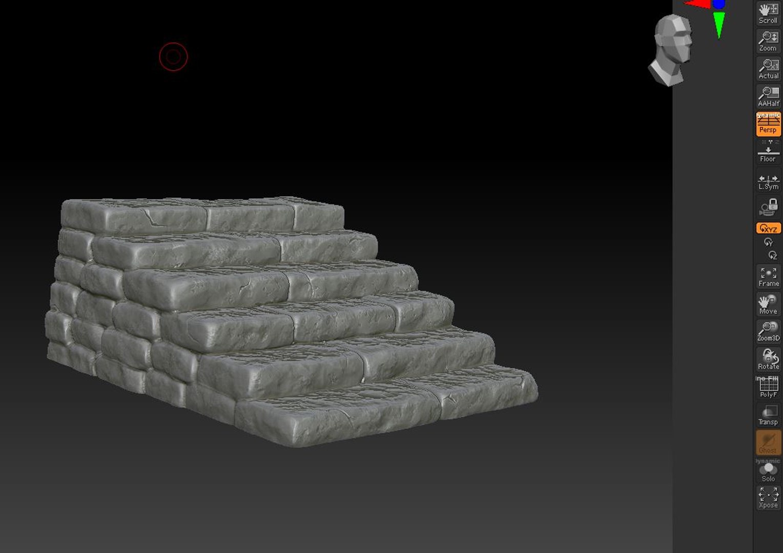 3D model stone steps v1 - TurboSquid 1582661
