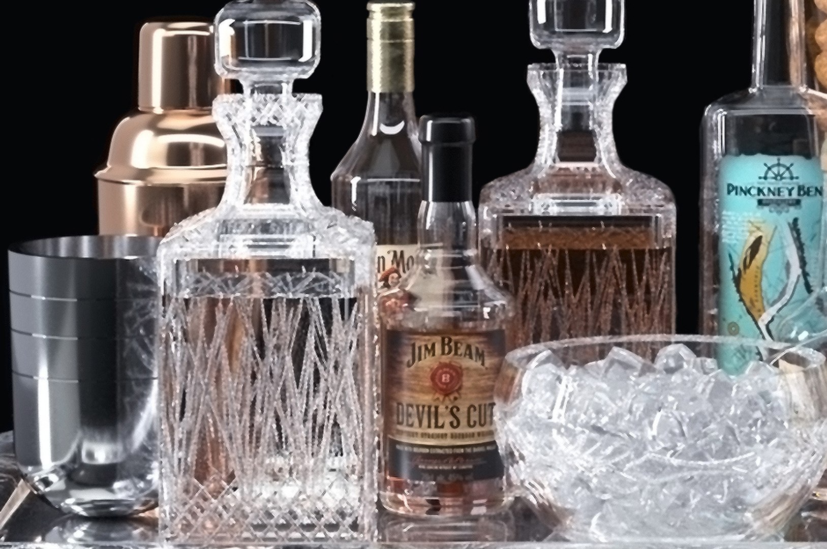 3D Model Whiskey Cocktail - TurboSquid 1580763