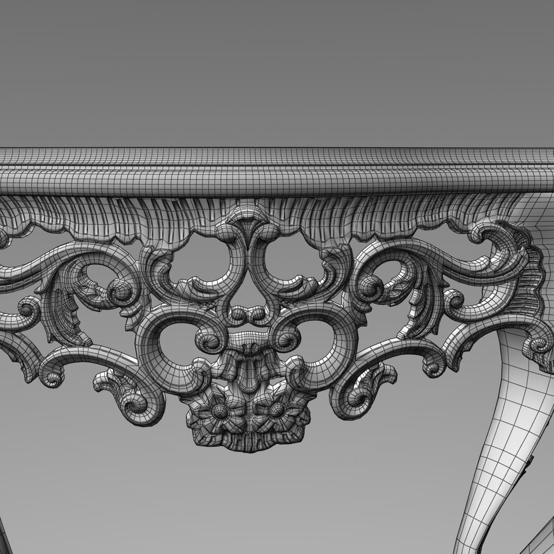 Corner Table 3D Model - TurboSquid 1221206