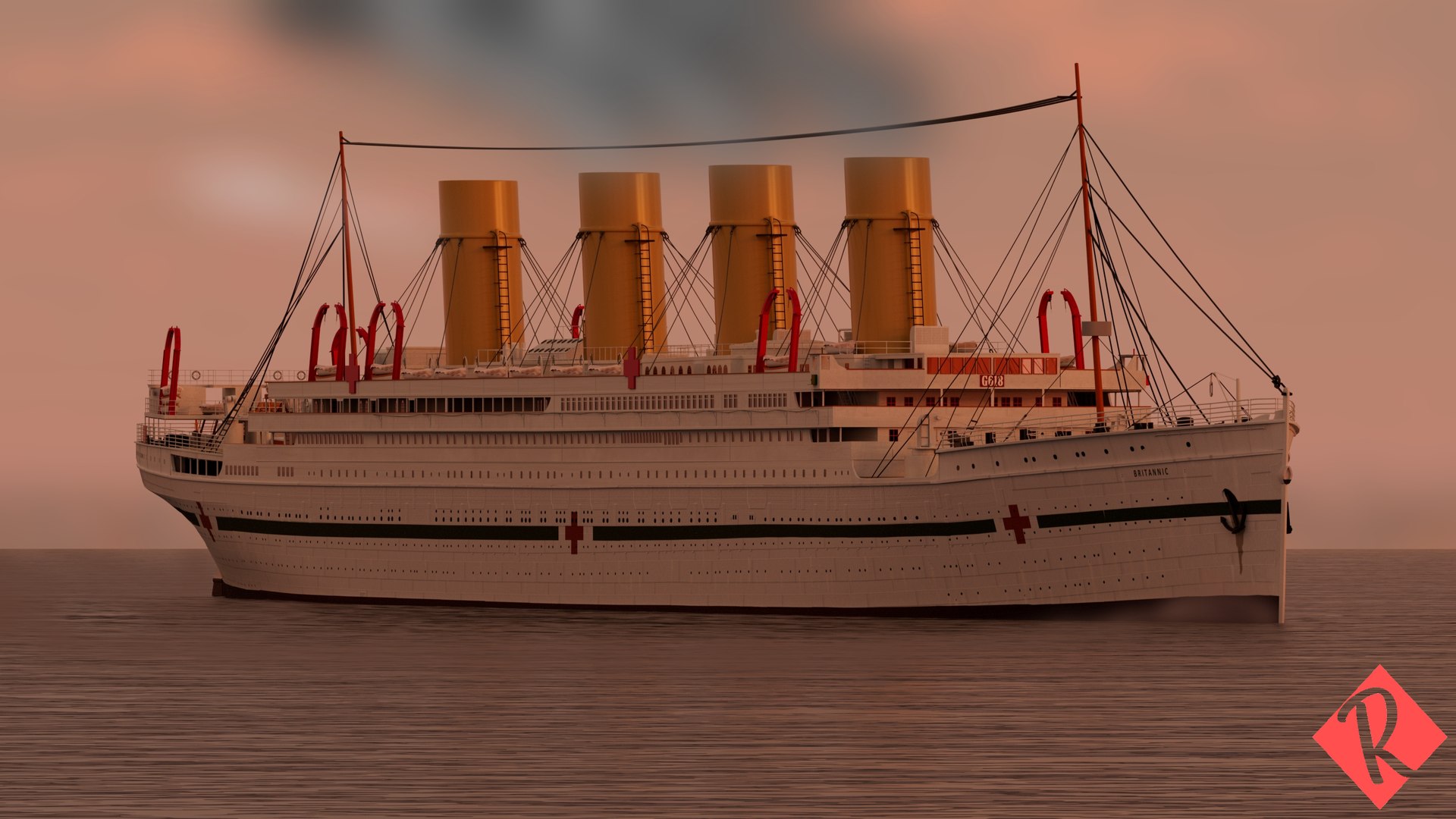 Olympic Class Liners 3D Model - TurboSquid 1922675