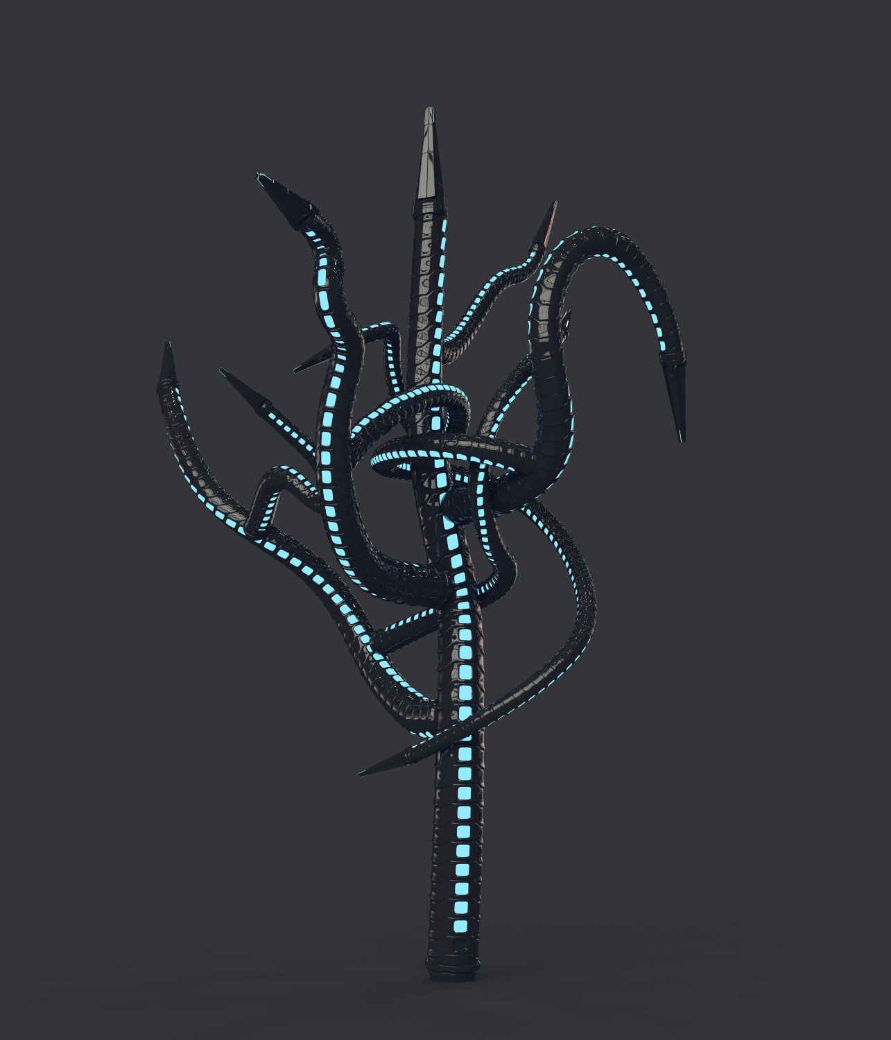 sci-fi tree 3d max
