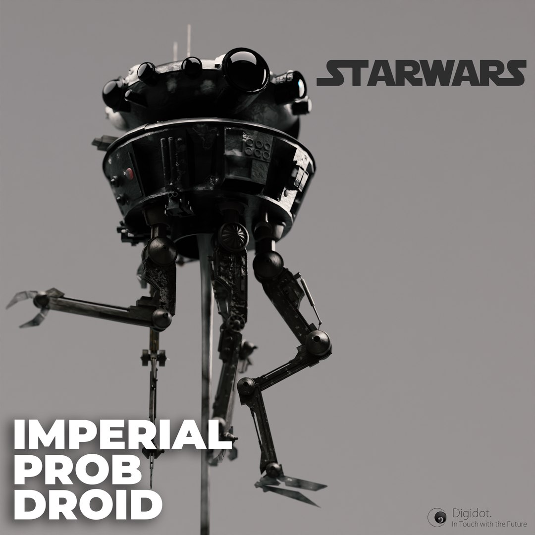 제국의 프로브 드로이드 3D 모델 - TurboSquid 2153454