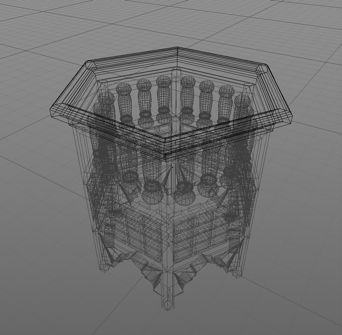 3D Model Arabic Table | 1146994 | TurboSquid
