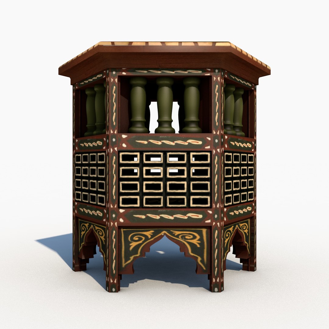 3D Model Arabic Table | 1146994 | TurboSquid