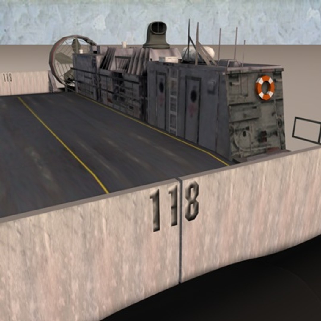 Navy Lcac 3d Model