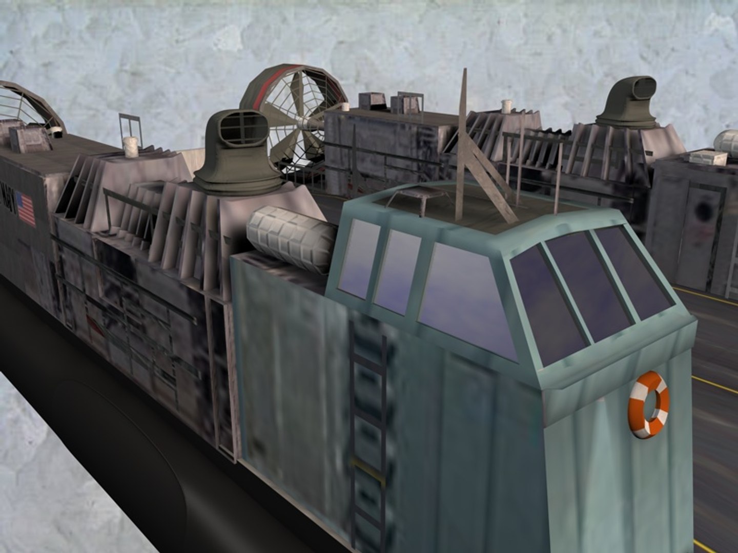Navy Lcac 3d Model