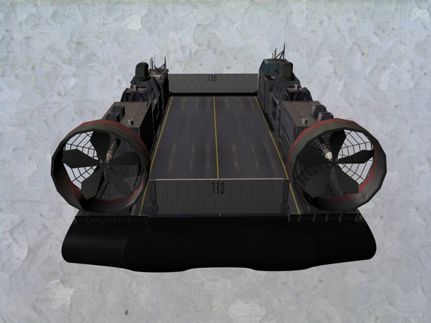 Navy Lcac 3d Model
