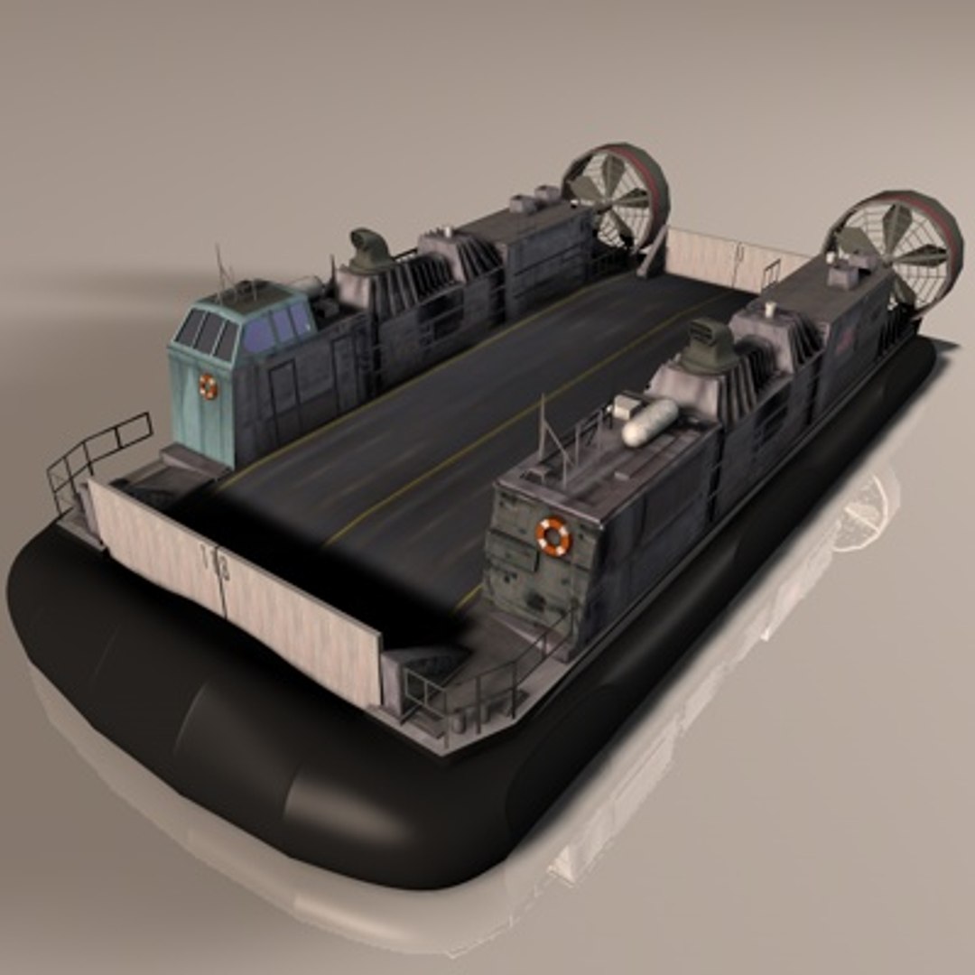 Navy Lcac 3d Model