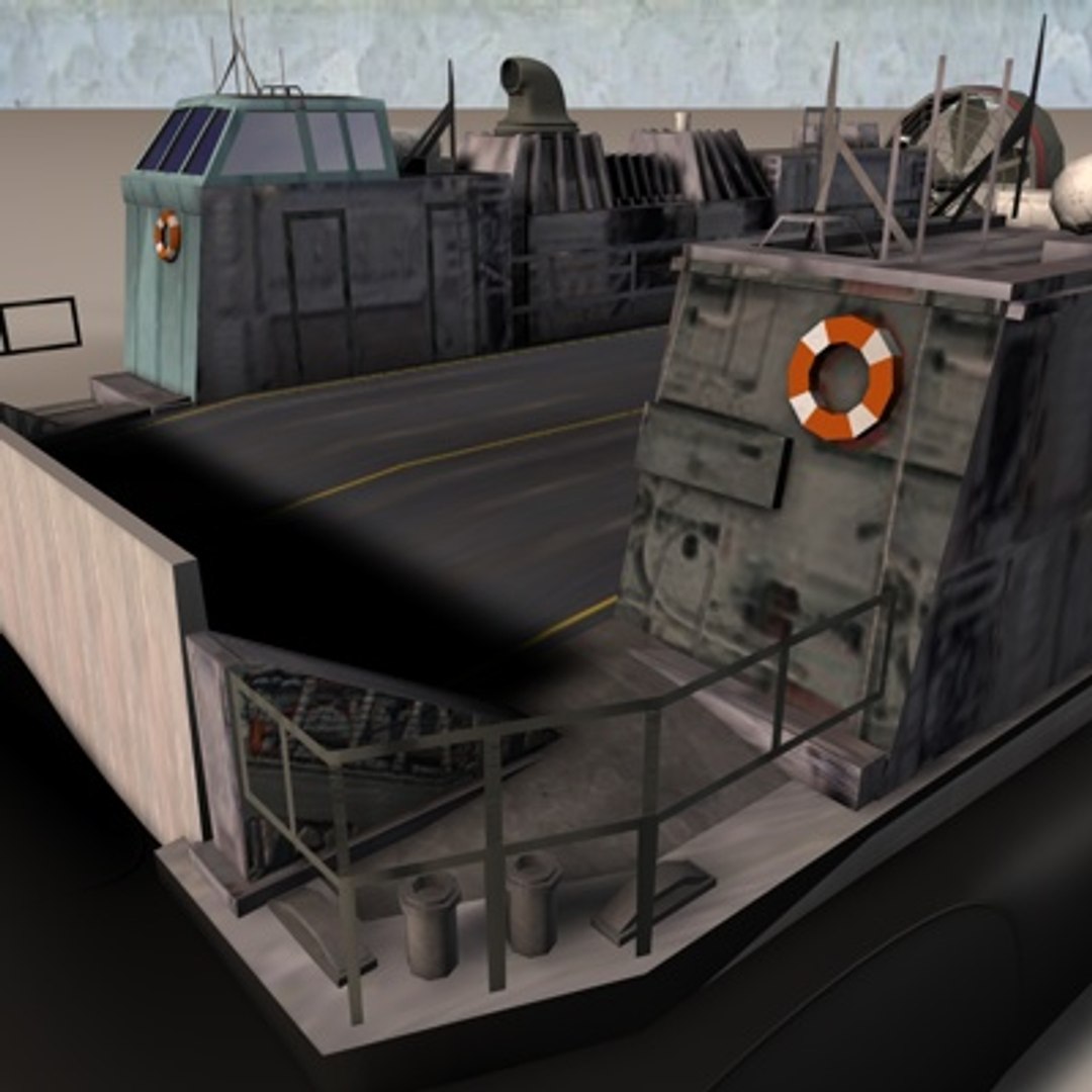 Navy Lcac 3d Model