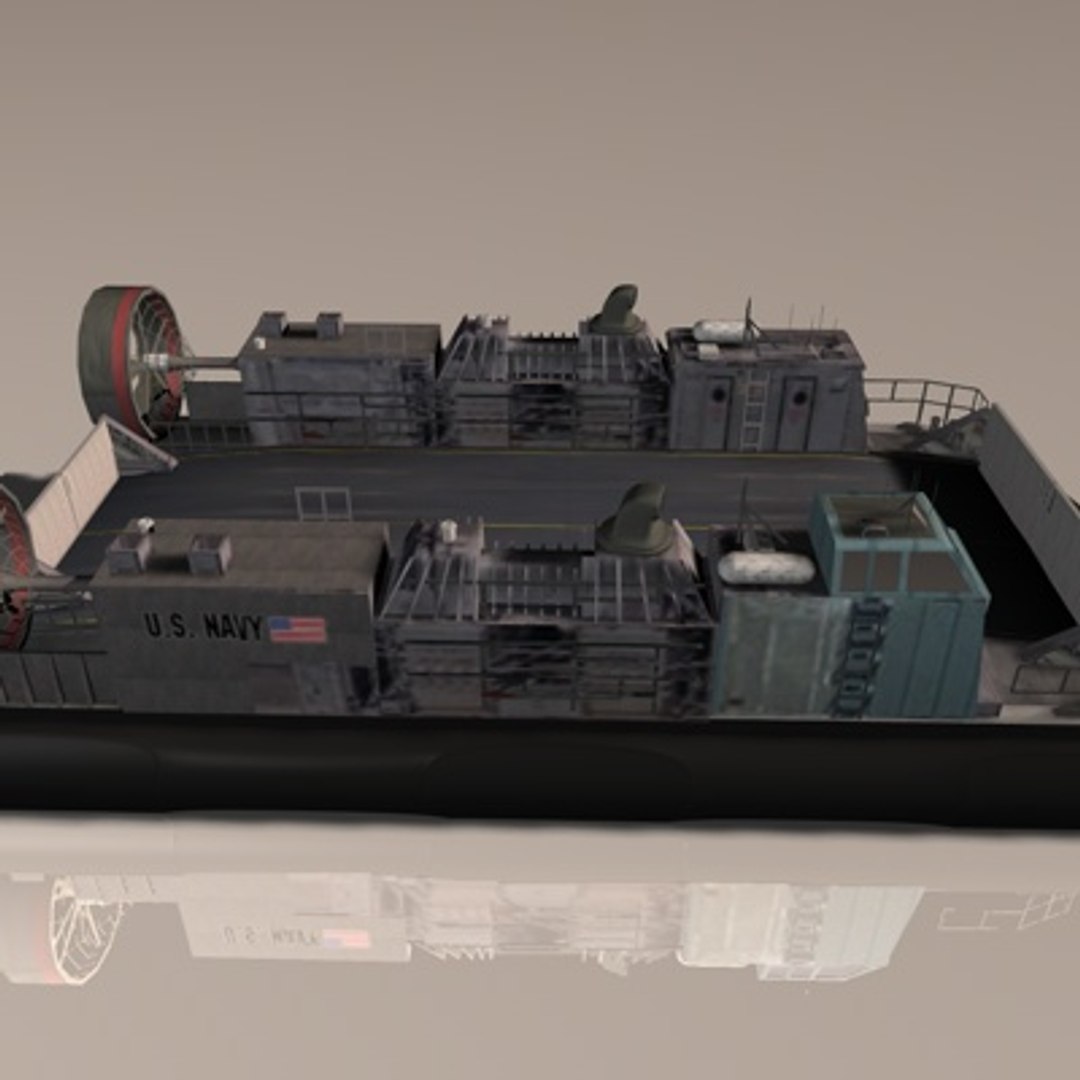 Navy Lcac 3d Model