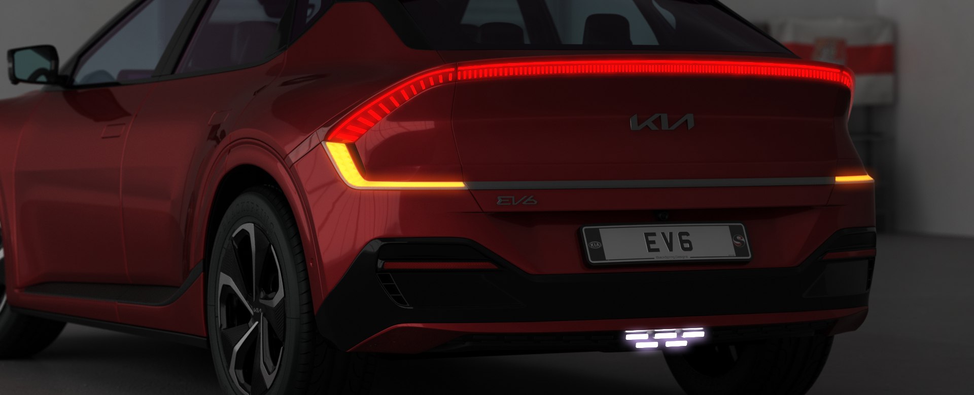 Kia EV6 GT 2022 Opening Doors And Trunk 3D Model - TurboSquid 1768311