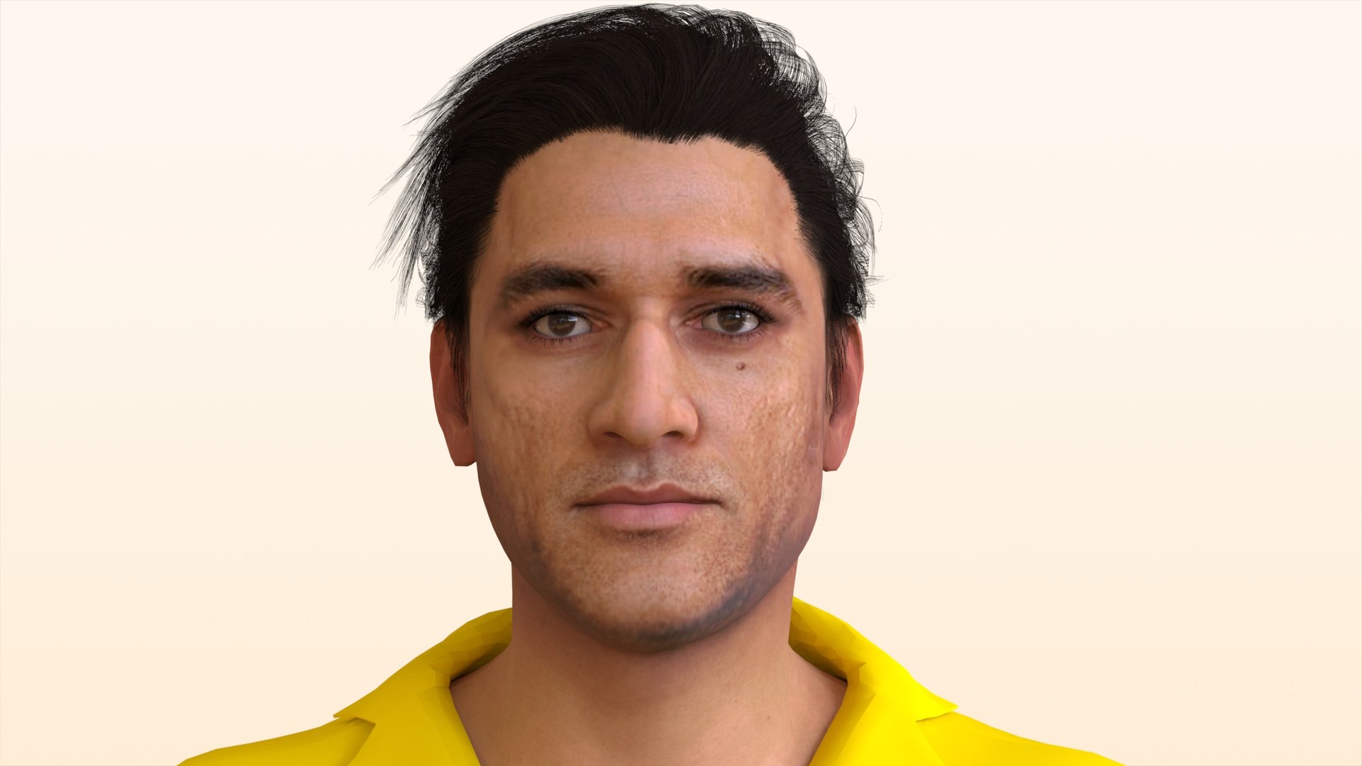 3D Model Cricket Player Dhoni - TurboSquid 2240770