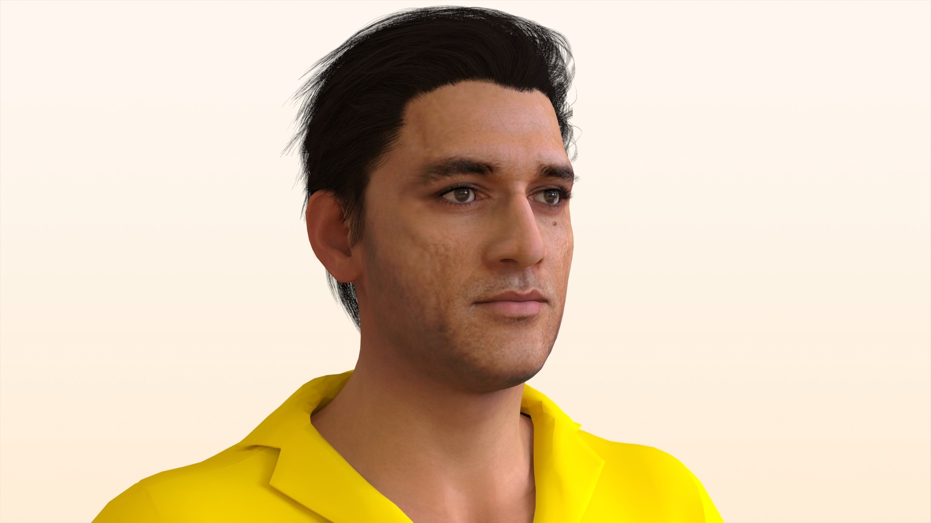 3D Model Cricket Player Dhoni - TurboSquid 2240770