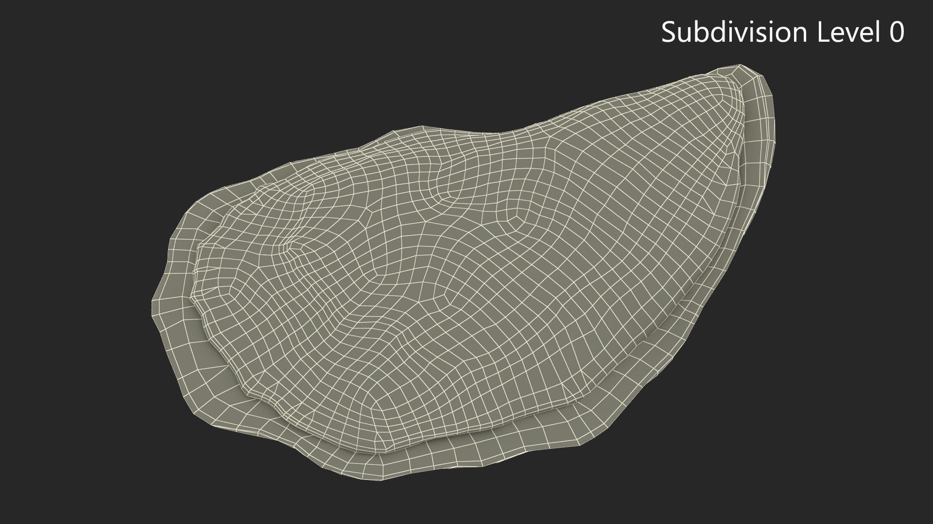 Closed Sea Oyster 3D Model - TurboSquid 2262528