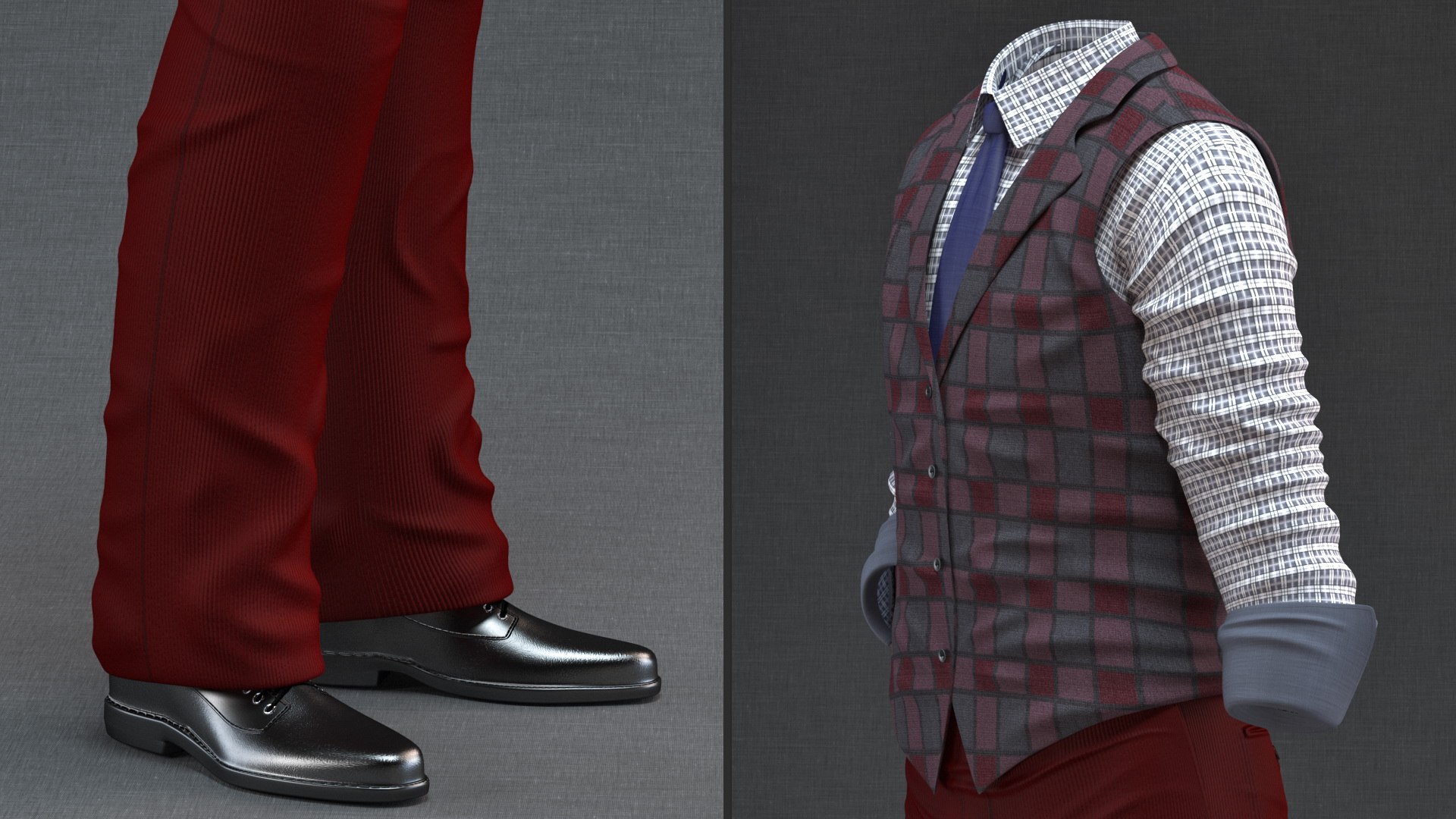 3D Men Casual Style Wear Model - TurboSquid 1631224
