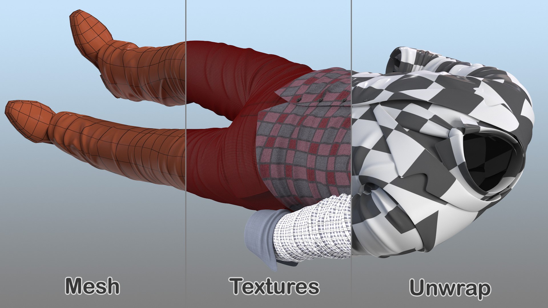 3D Men Casual Style Wear Model - TurboSquid 1631224