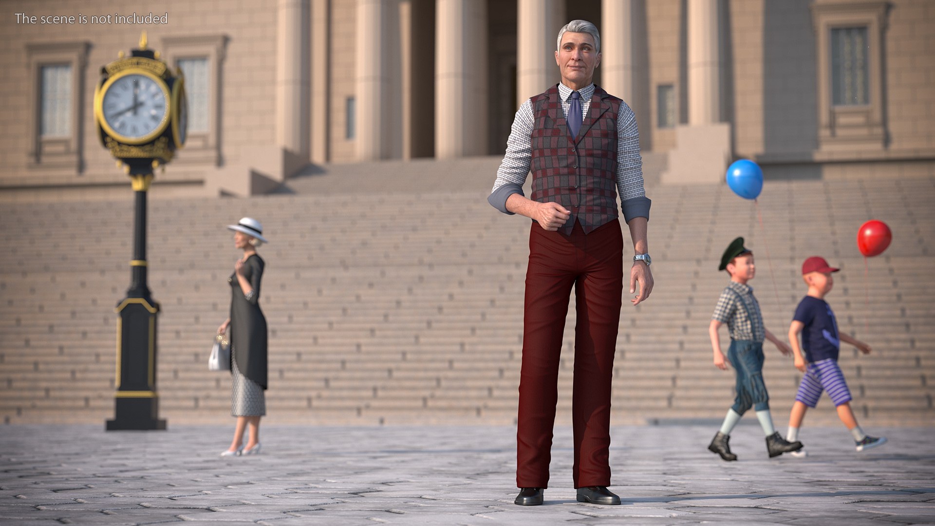 3D Men Casual Style Wear Model - TurboSquid 1631224