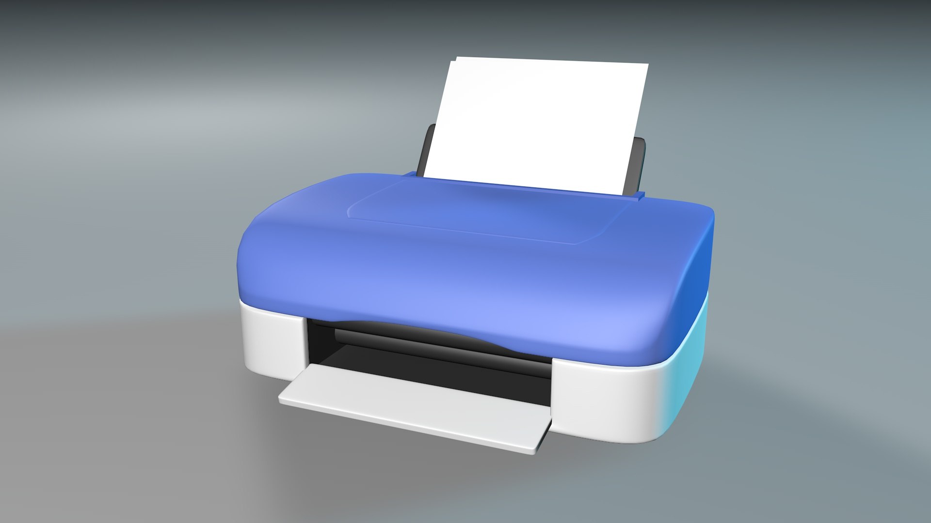 3D Cartoon Printer Model - TurboSquid 1975601