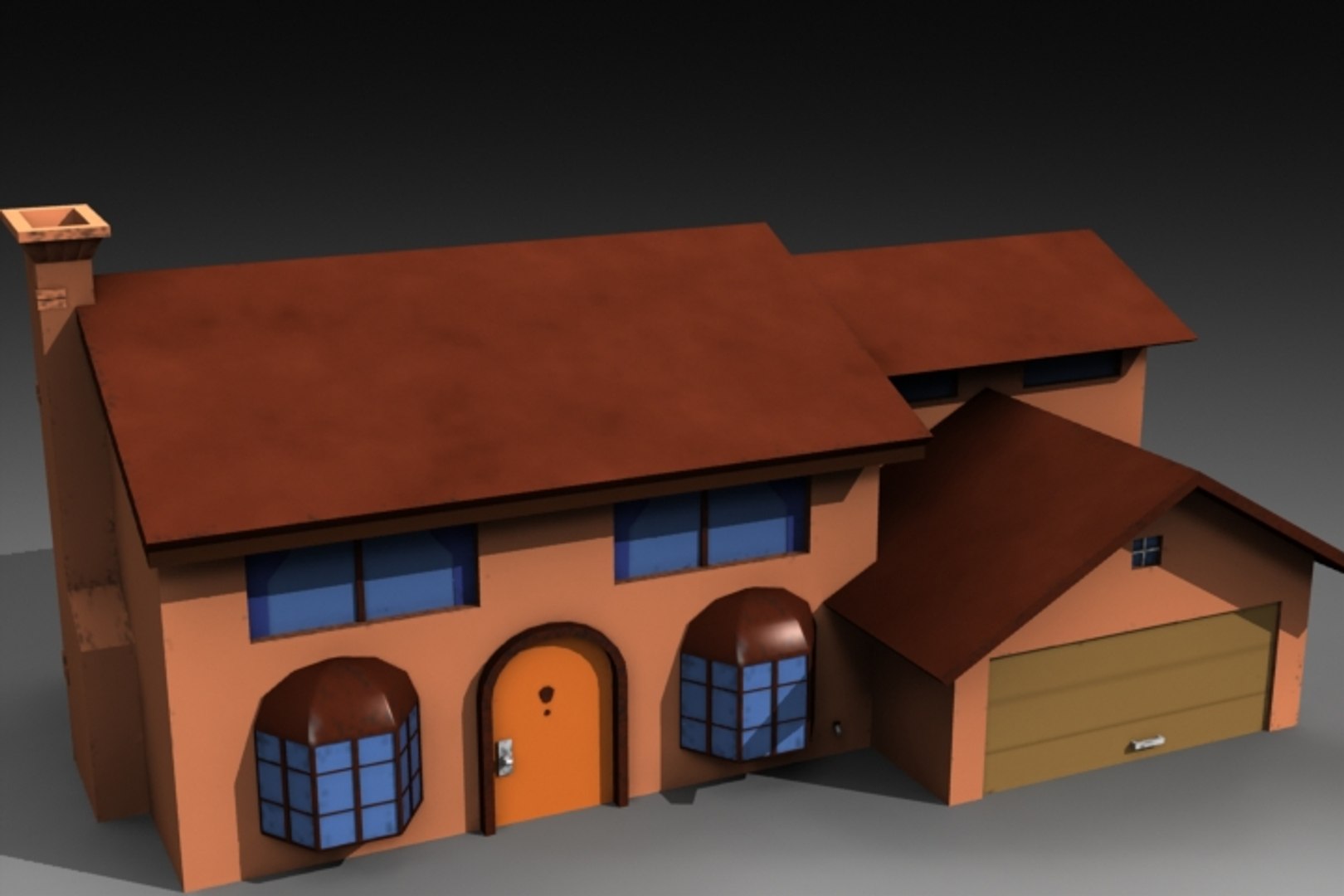 Simpsons House Games 3d Model