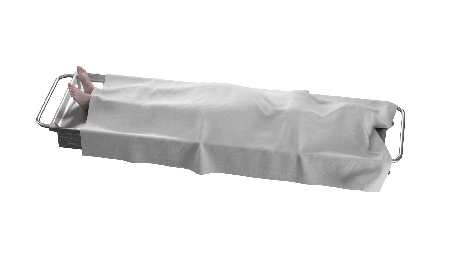 3D Realistic Dead Body Covered Model - TurboSquid 1447552