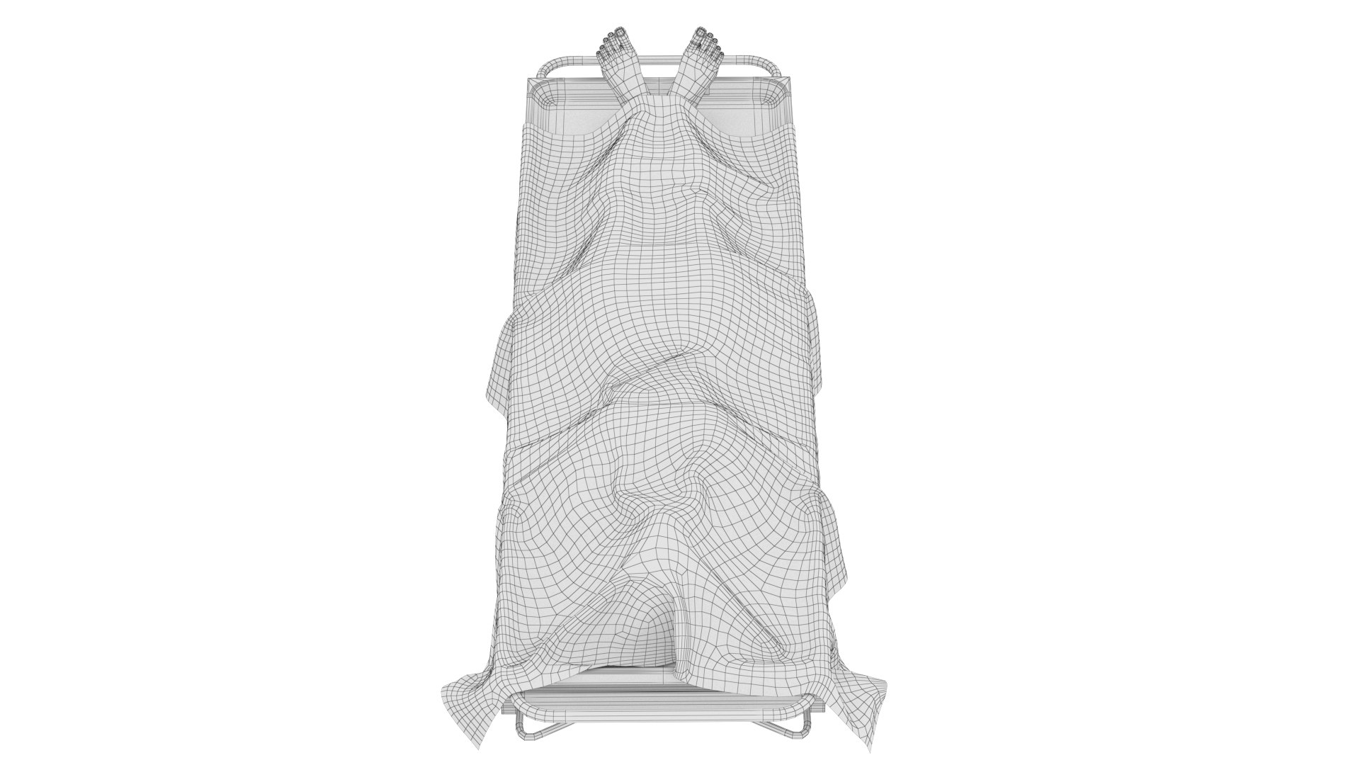 3D Realistic Dead Body Covered Model - TurboSquid 1447552