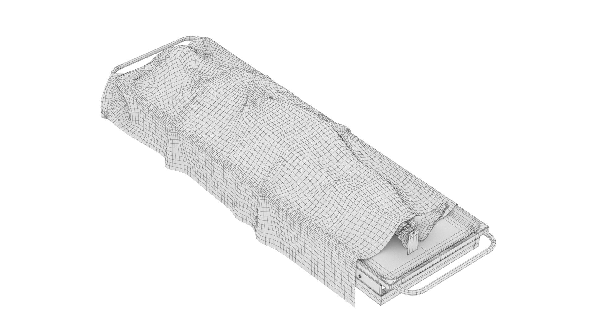 3D Realistic Dead Body Covered Model - TurboSquid 1447552