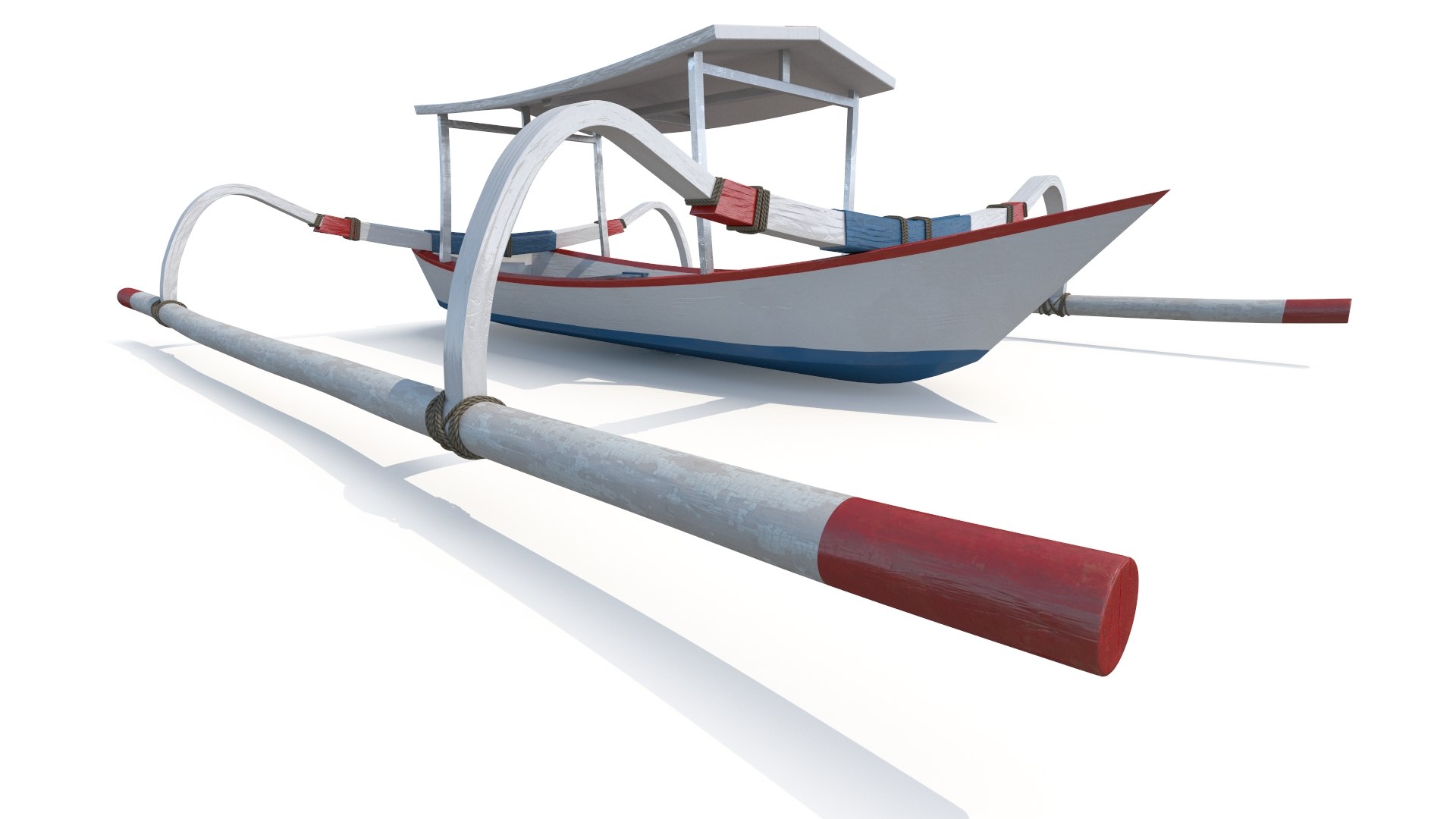 Traditional Bali Boat Jukung 3D - TurboSquid 2064067