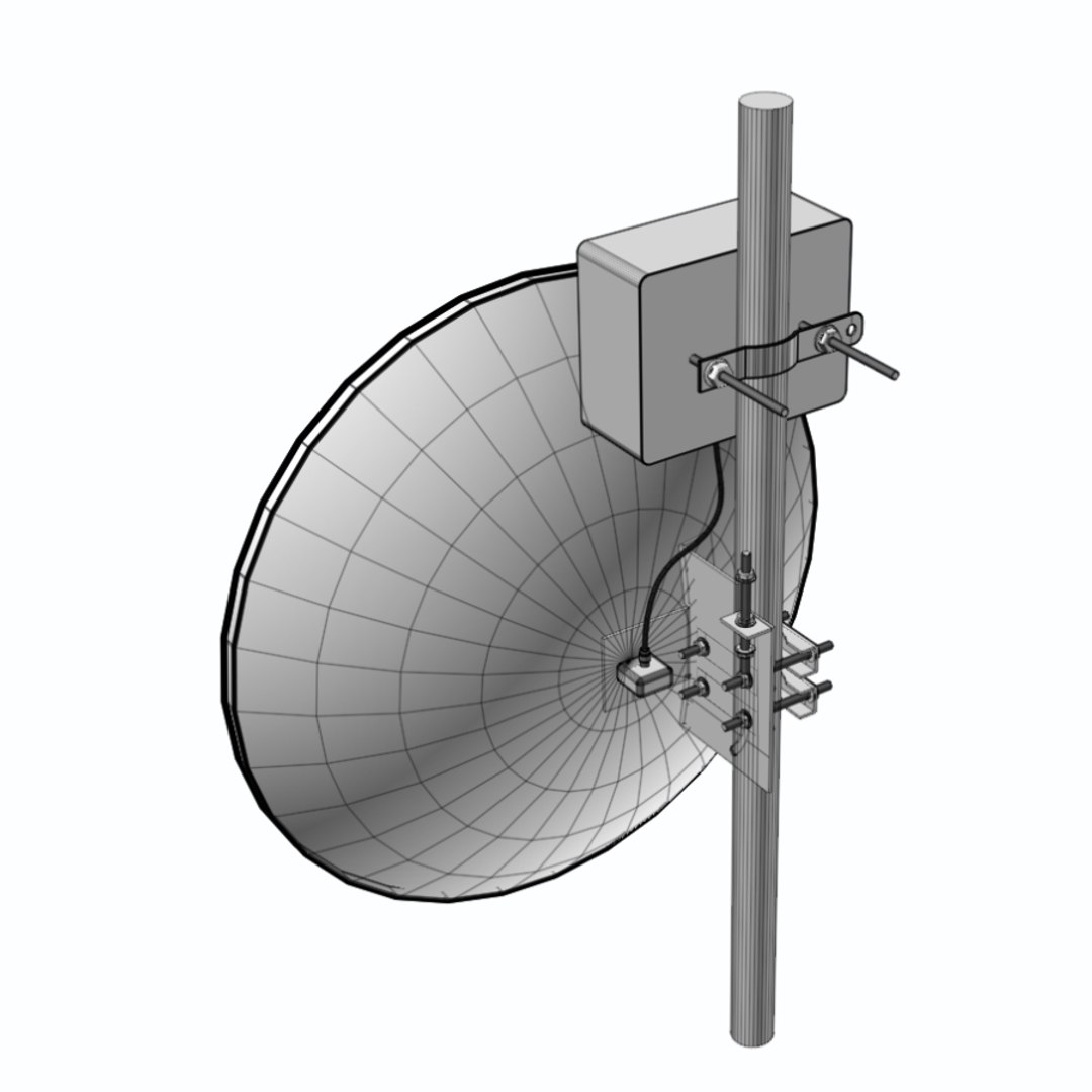 Wireless Antenna 67cm 3D Model - TurboSquid 1334786