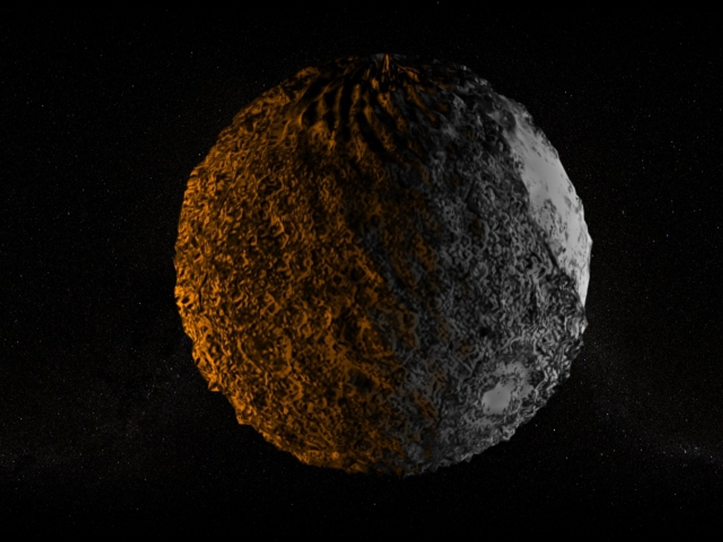 moon earth realistic 3d max
