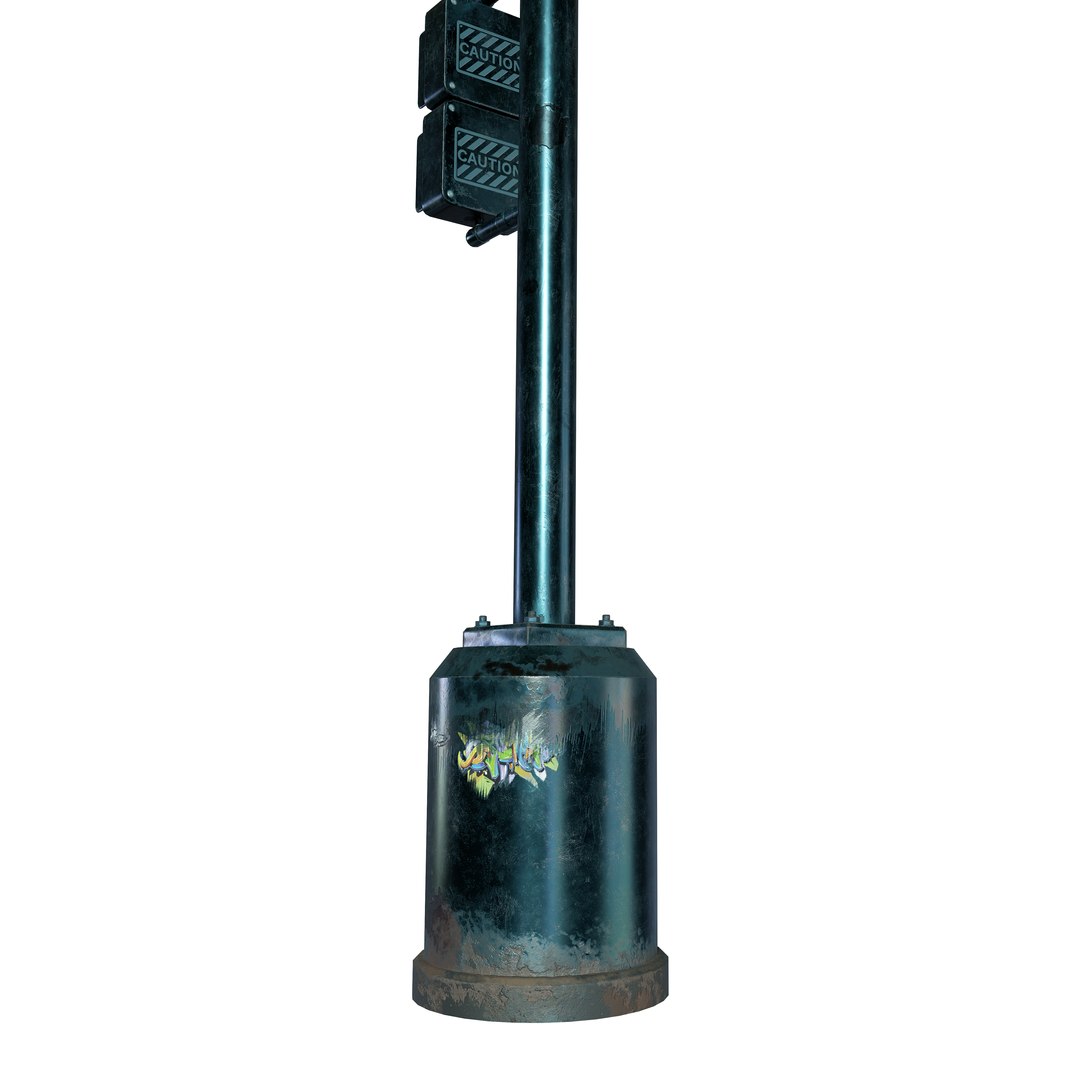 3D Traffic Light PBR - TurboSquid 1990115