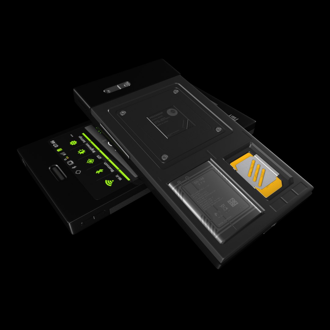 3d model generic phone